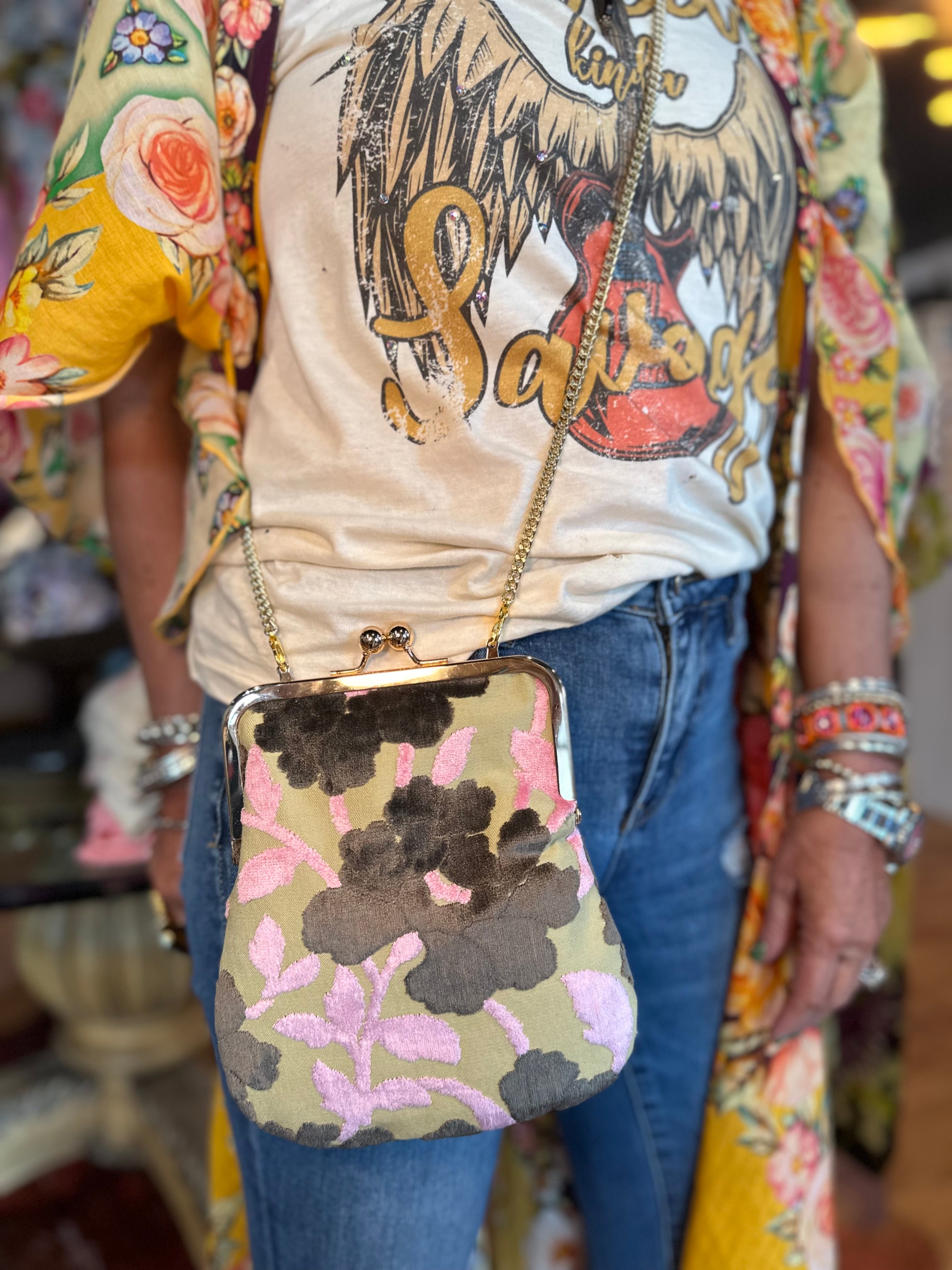 Mimi Crossbody Purse in Grenidine Lily – Beyond 436 Boutique